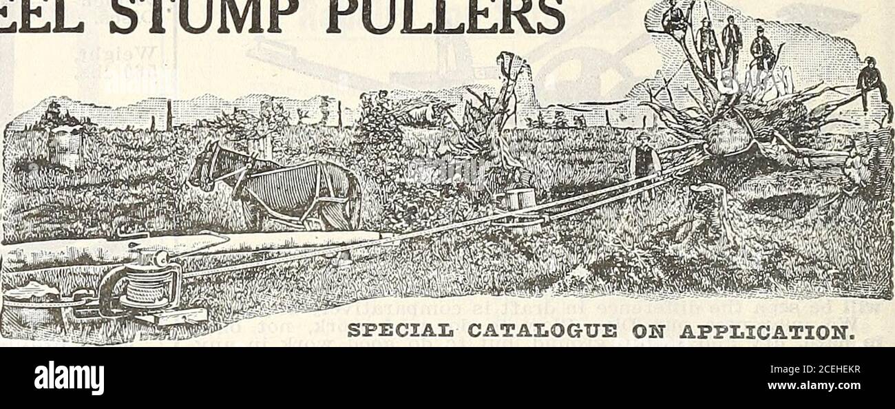 Stump puller hi-res stock photography and images - Alamy