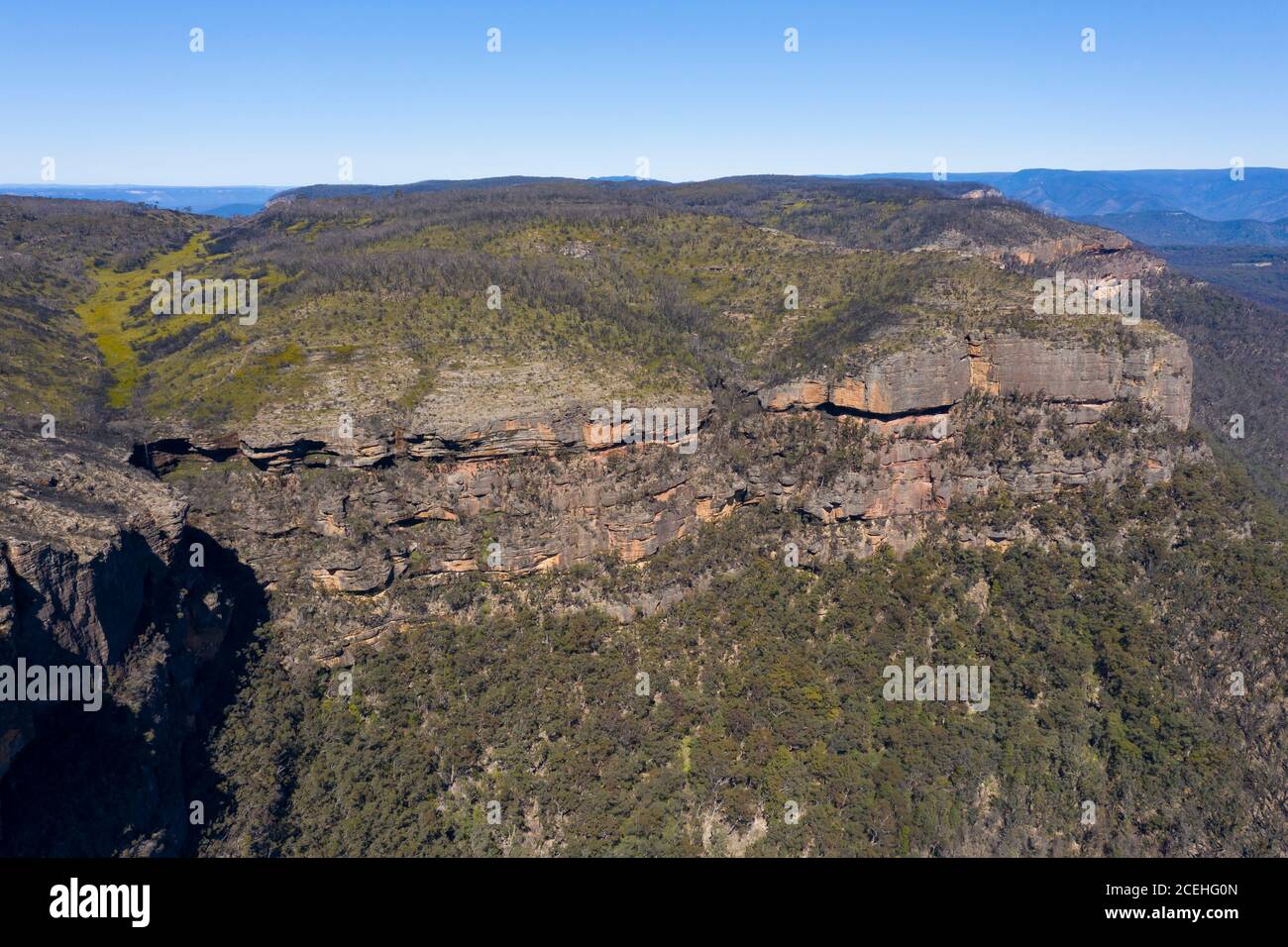 Narrow Neck Plateau near Katoomba in The Blue Mountains in New South ...