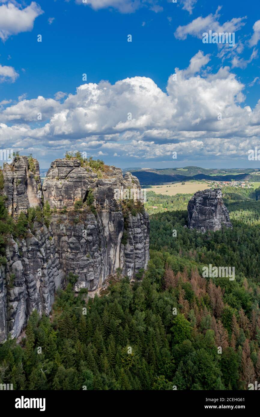 Exploration tour through the saxon switzerland on diffenrent Places ...