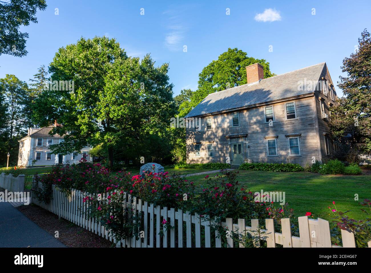 Deerfield massachusetts historic deerfield old hi-res stock photography ...