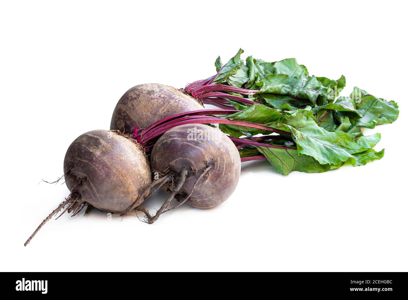 Fresh beetroot with leaves isolated on white Stock Photo - Alamy