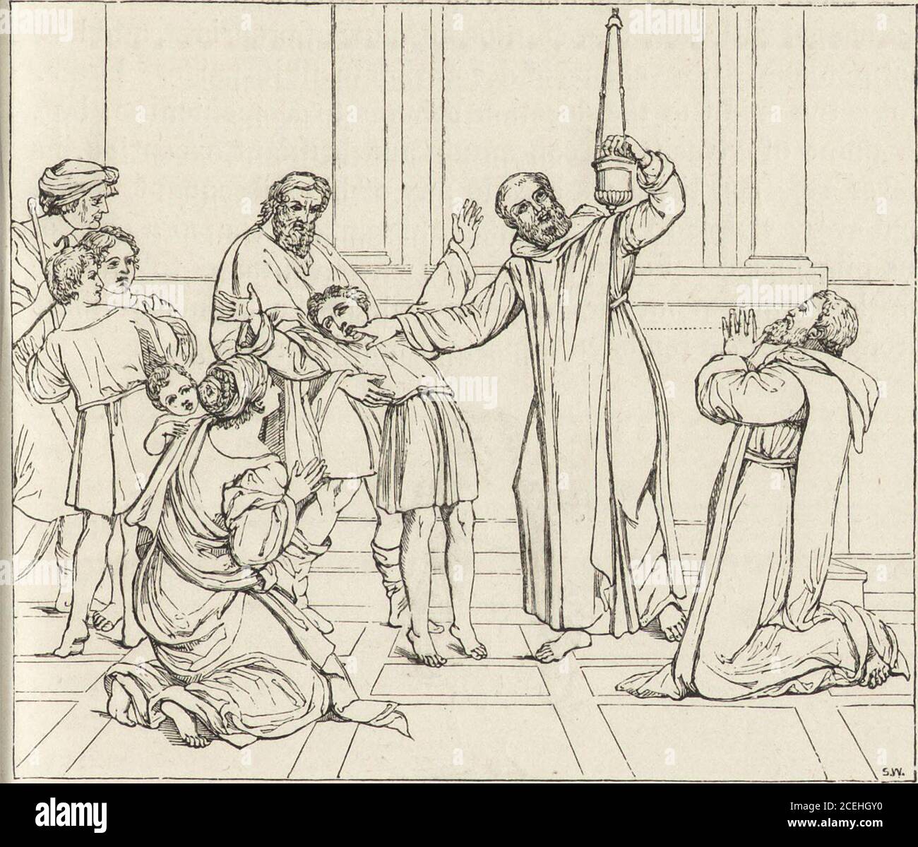 . Legends of the monastic orders : as represented in the fine arts. the ...