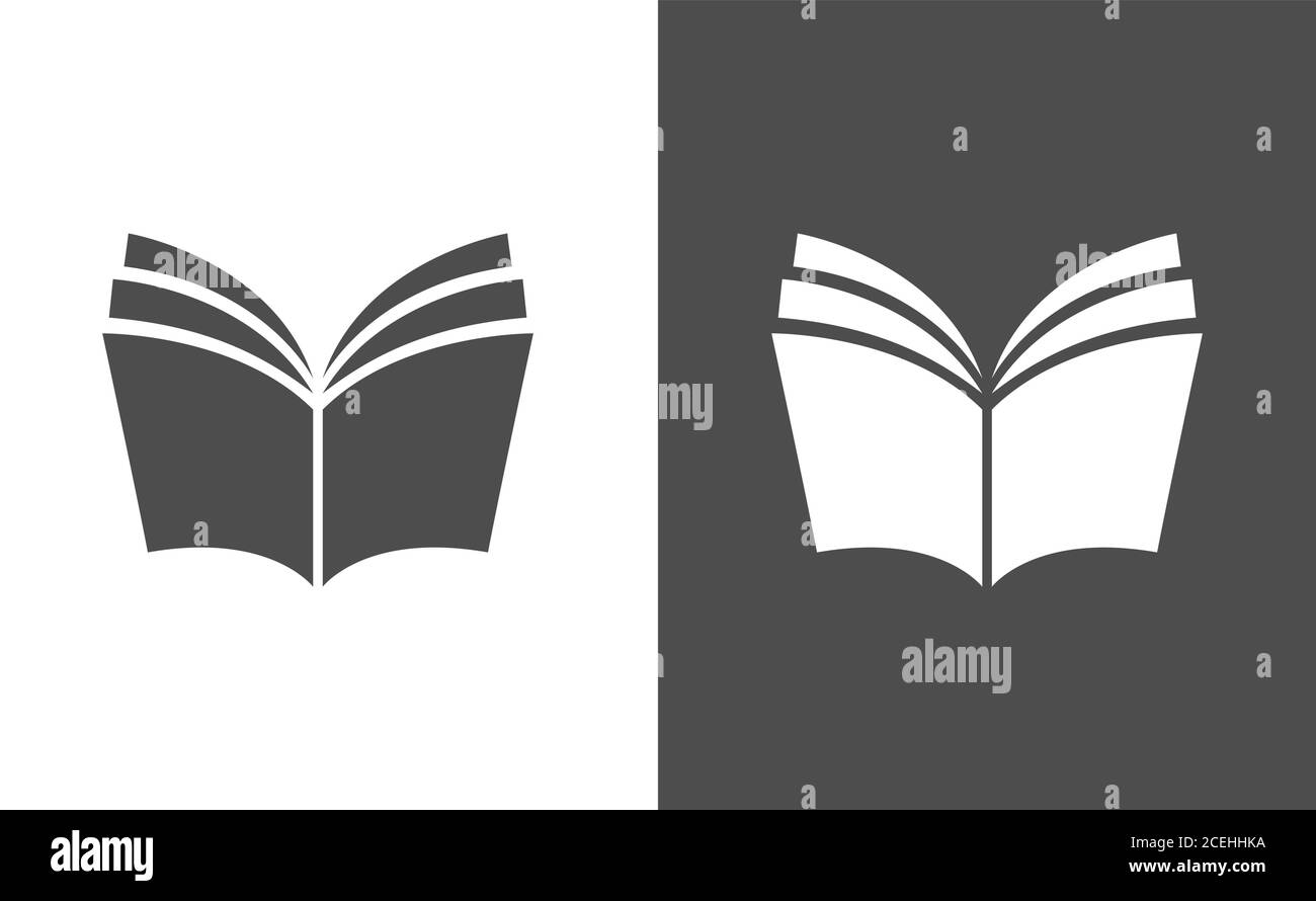 Open book pages Stock Vector Images - Alamy