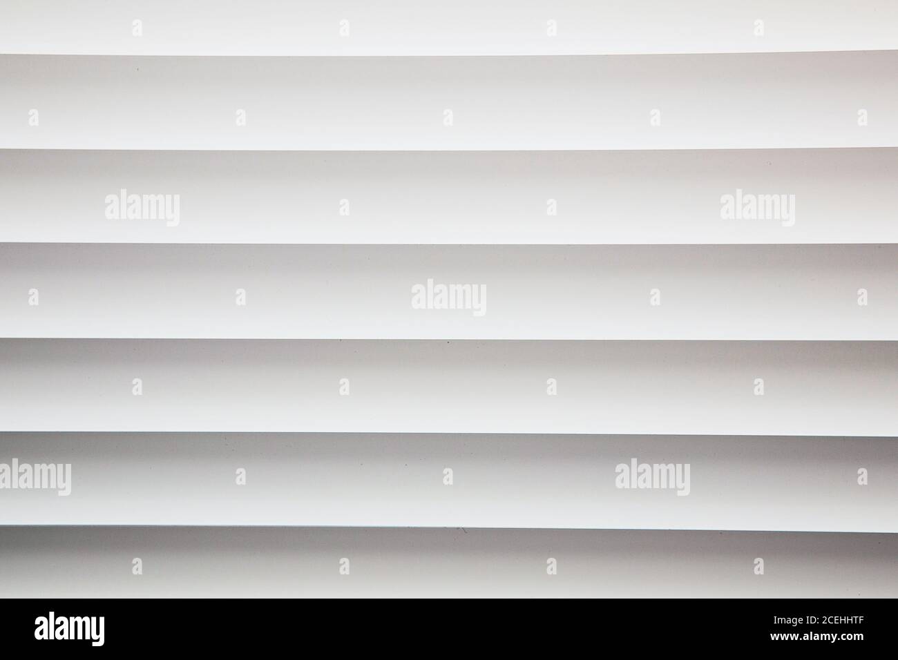 White metal window blinds close-up background texture Stock Photo - Alamy