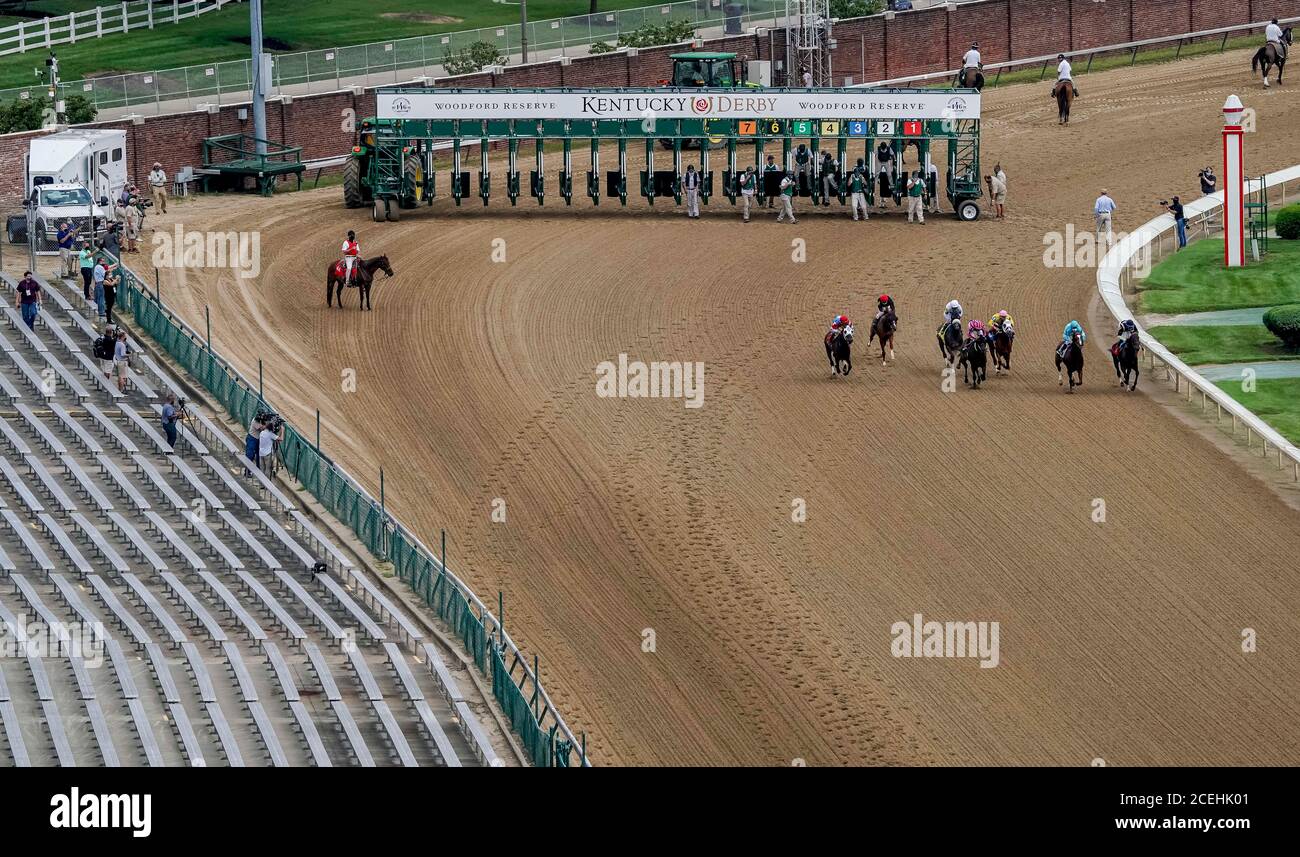 2020 kentucky derby gate break hi-res stock photography and images - Alamy