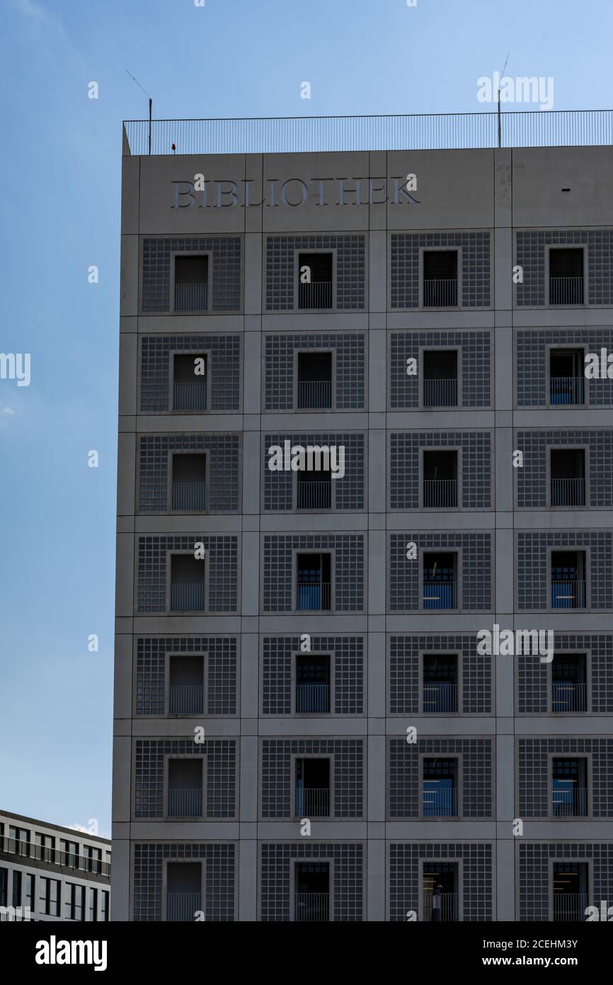 Stuttgart, BW / Germany - 22 July 2020: exterior view of the municipal ...