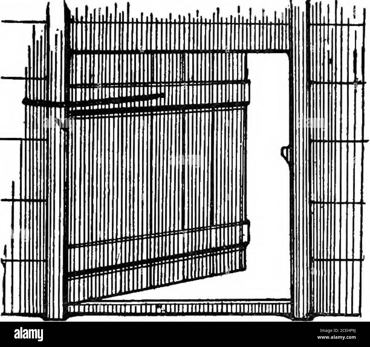 Self closing gates Cut Out Stock Images & Pictures - Alamy