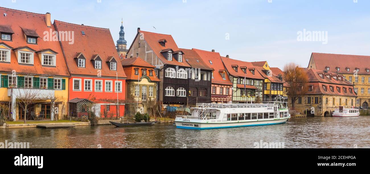 Bamberg river boat hi-res stock photography and images - Alamy