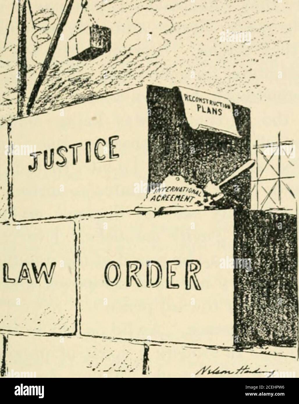 Washington naval conference cartoon hi-res stock photography and images ...