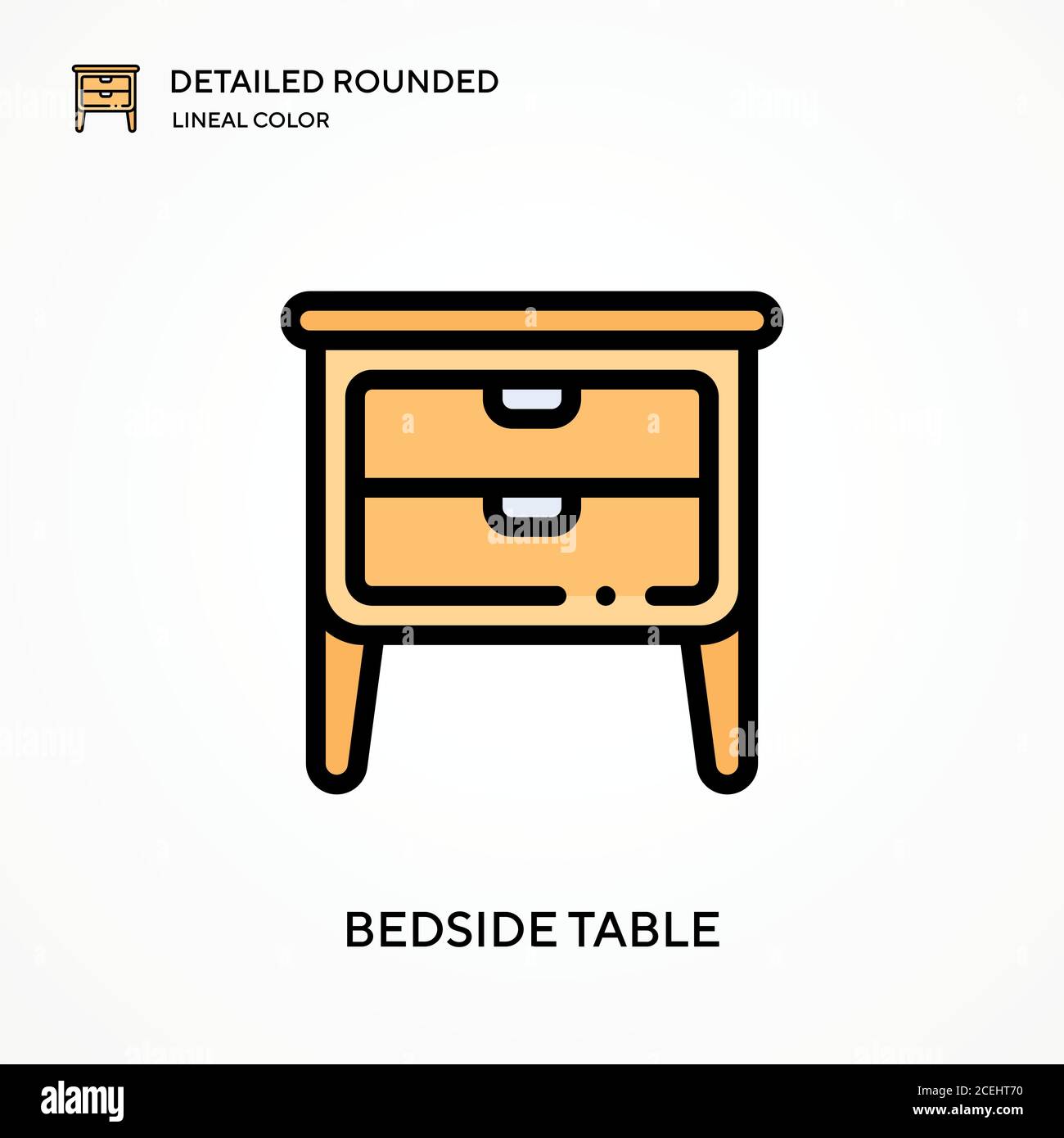 Bedside table cushions Stock Vector Images - Alamy