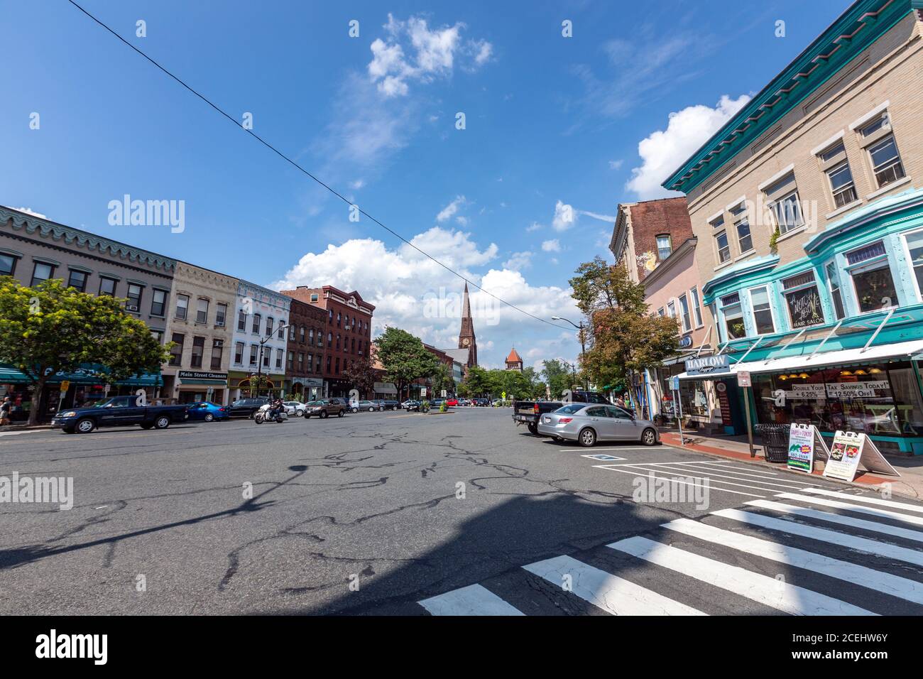Main St, Northampton, Massachusetts, USA Stock Photo - Alamy