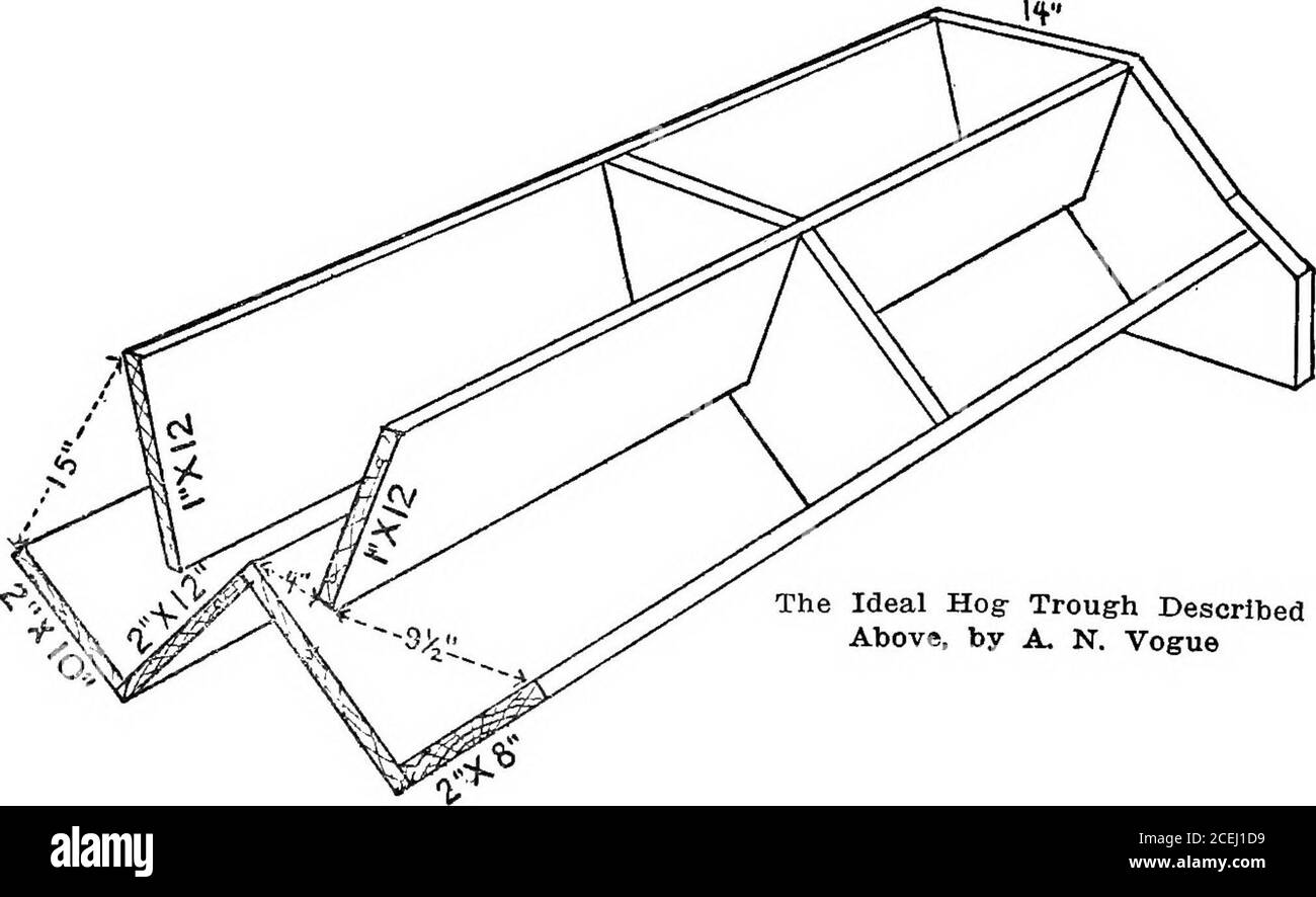 Trough in fence Cut Out Stock Images & Pictures - Alamy