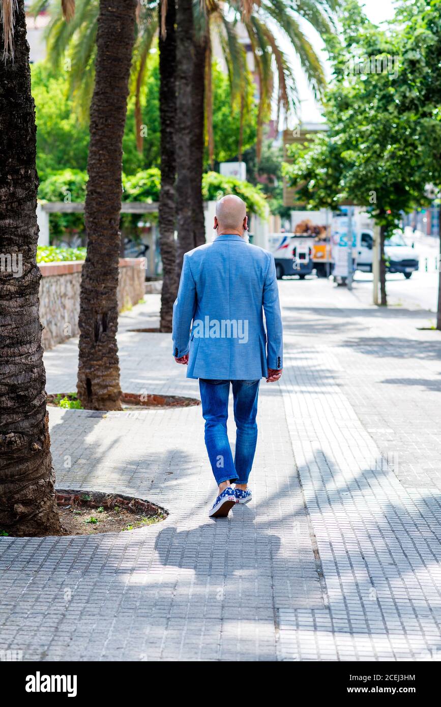 Man Walking Away Back High Resolution Stock Photography and Images - Alamy