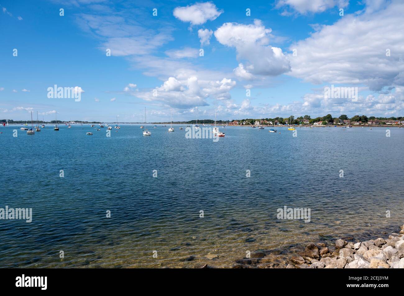 Photo across Emsworth Harbour a beautiful location on a fine summer day ...