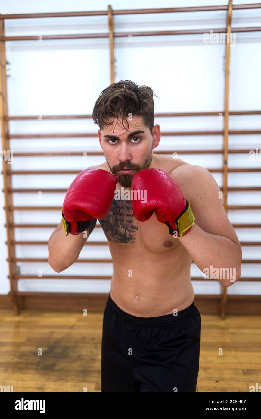 Young man boxing hi-res stock photography and images - Alamy