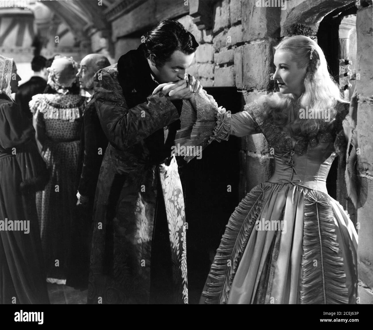 AUBREY MATHER as Colonel Dent ORSON WELLES as Edward Rochester and ...