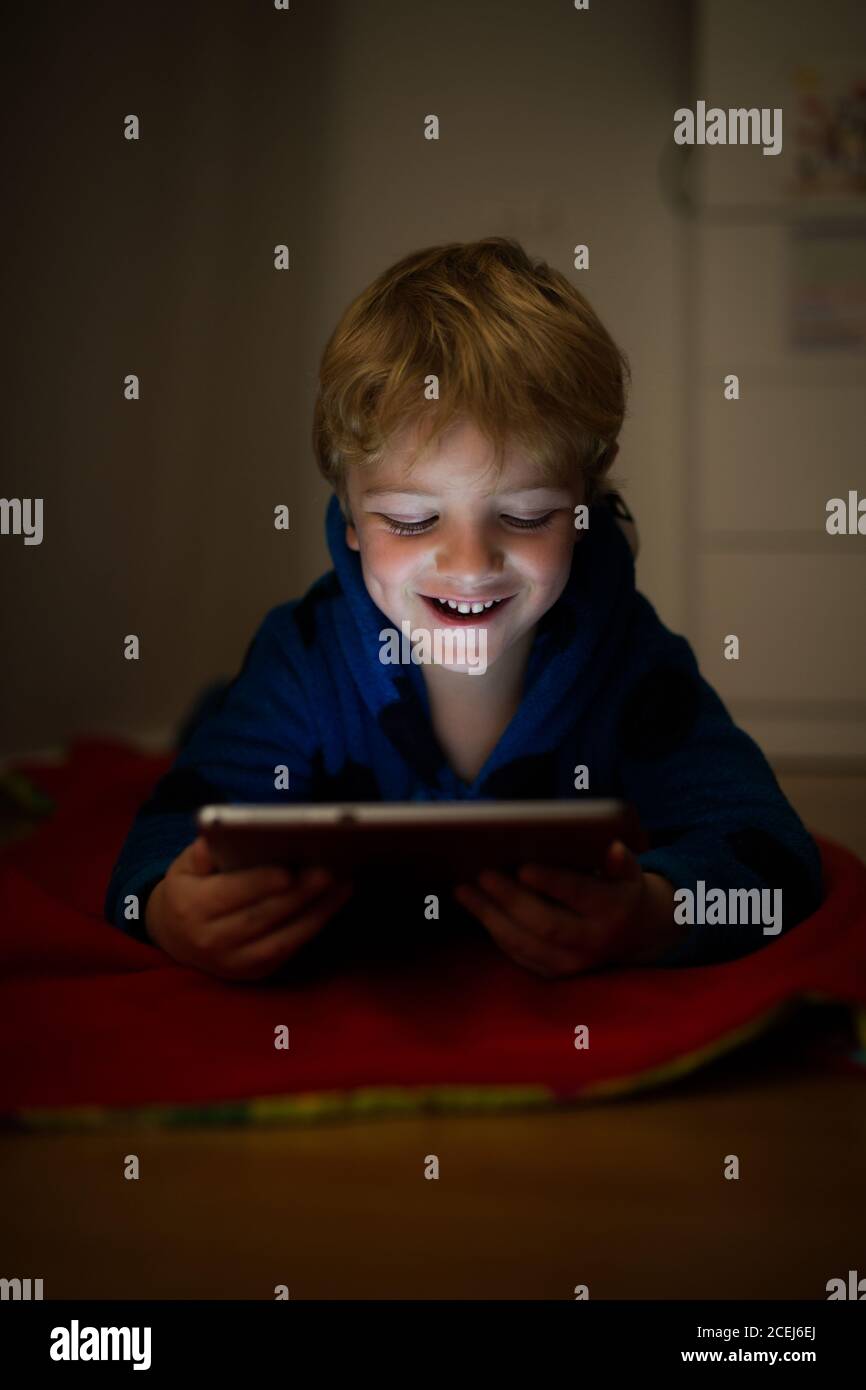 Watching cartoons hi-res stock photography and images - Alamy