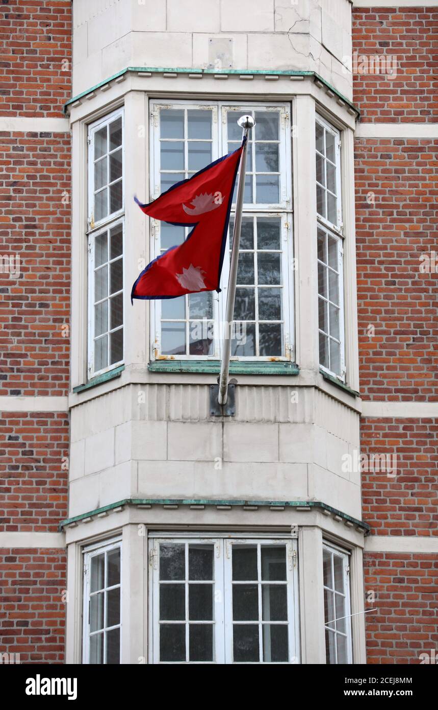 Embassy of Nepal in Copenhagen Stock Photo - Alamy
