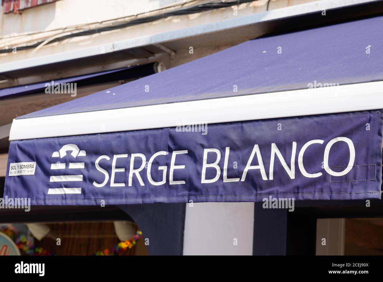 Bordeaux , Aquitaine / France - 08 25 2020 : serge blanco text and sign ...