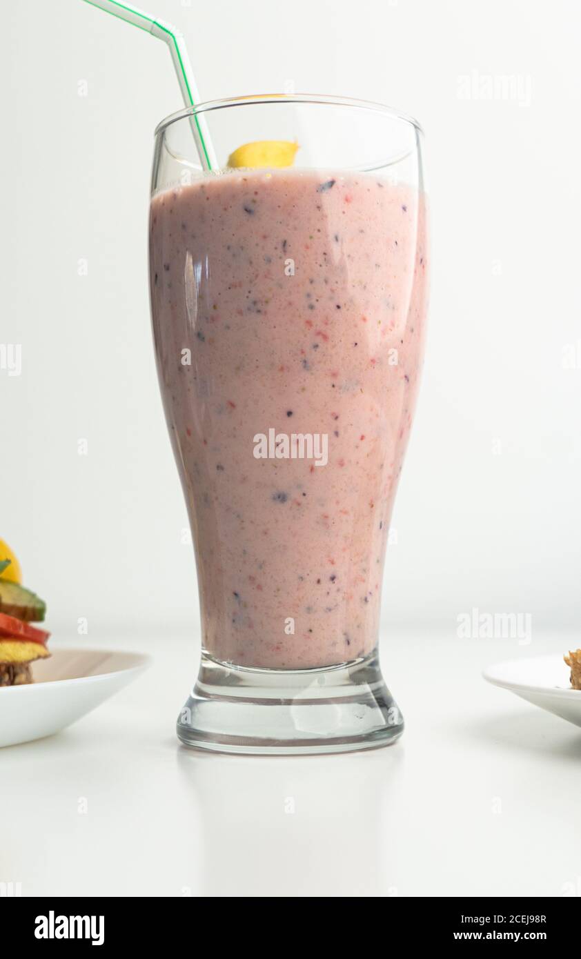 Smoothies, Sandwich, food Stock Photo - Alamy