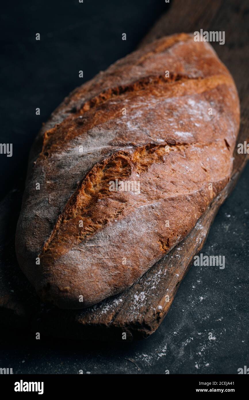 Homemade rustic bread Stock Photo - Alamy