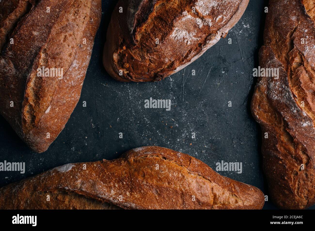 Homemade rustic bread Stock Photo - Alamy