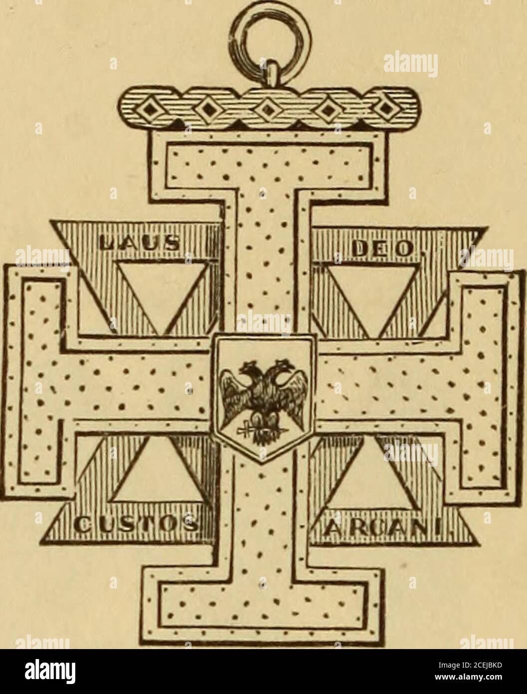 . The book of the ancient and accepted Scottish rite. Jewel of a Present or Past Commander-in ...