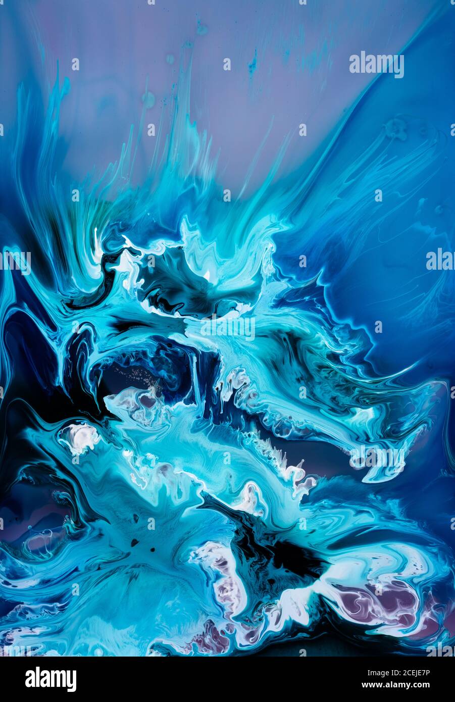 Abstract flow of liquid paints in mix Stock Photo - Alamy