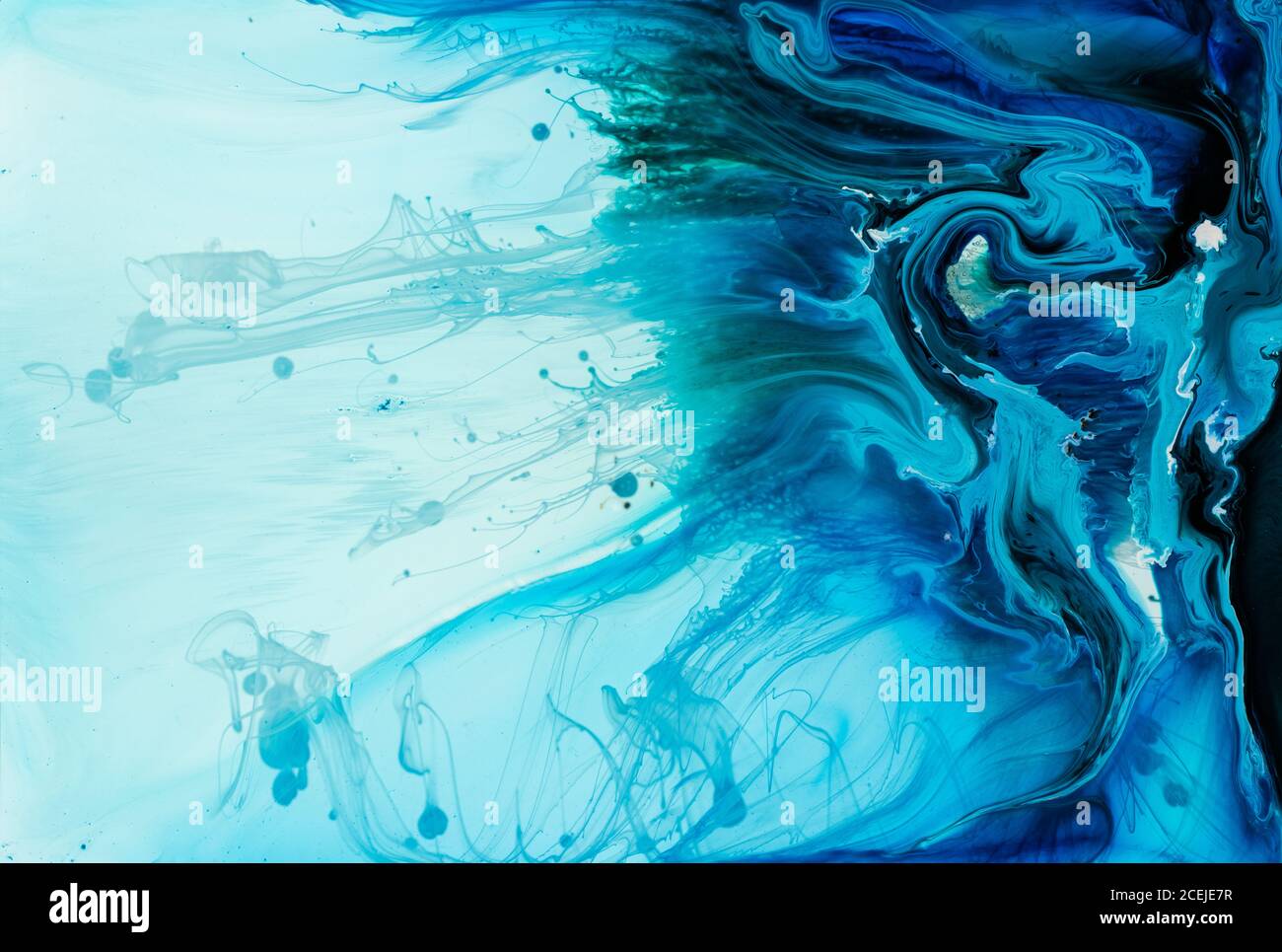 Abstract flow of liquid paints in mix Stock Photo - Alamy