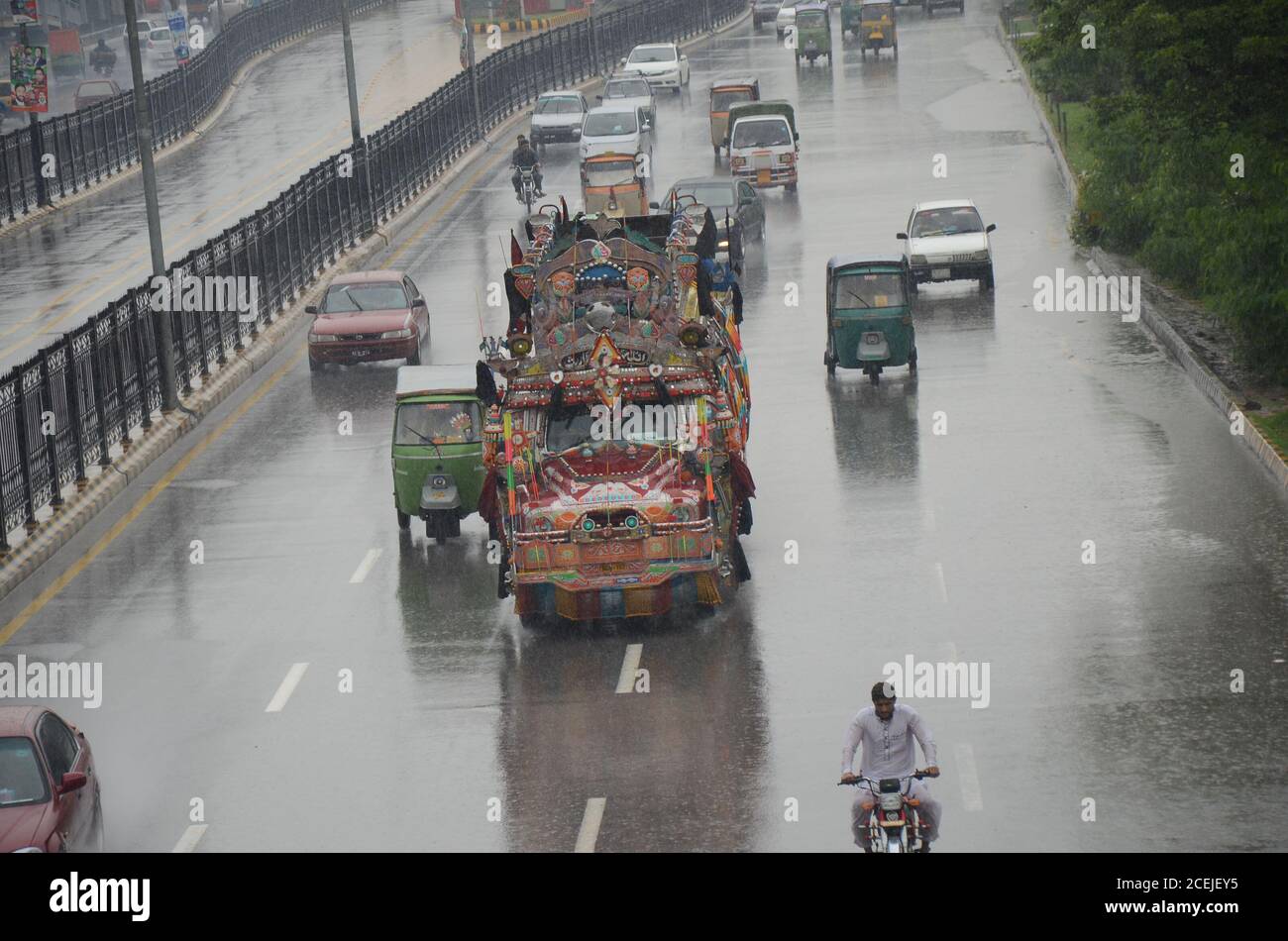 Peshawar, Pakistan. 01st Sep, 2020. Pakistani people on their way ...