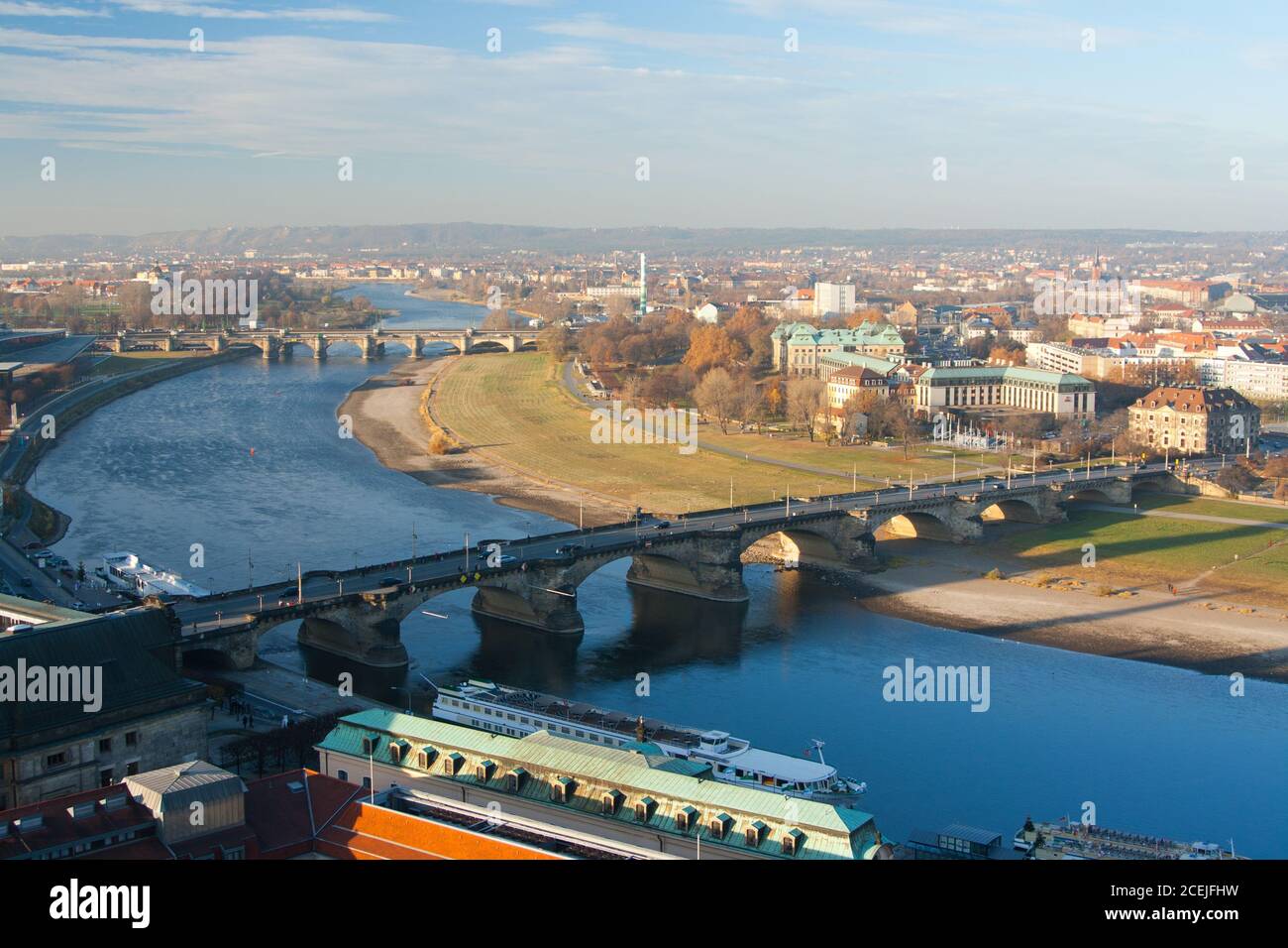 Dresden birds eye view hi-res stock photography and images - Alamy