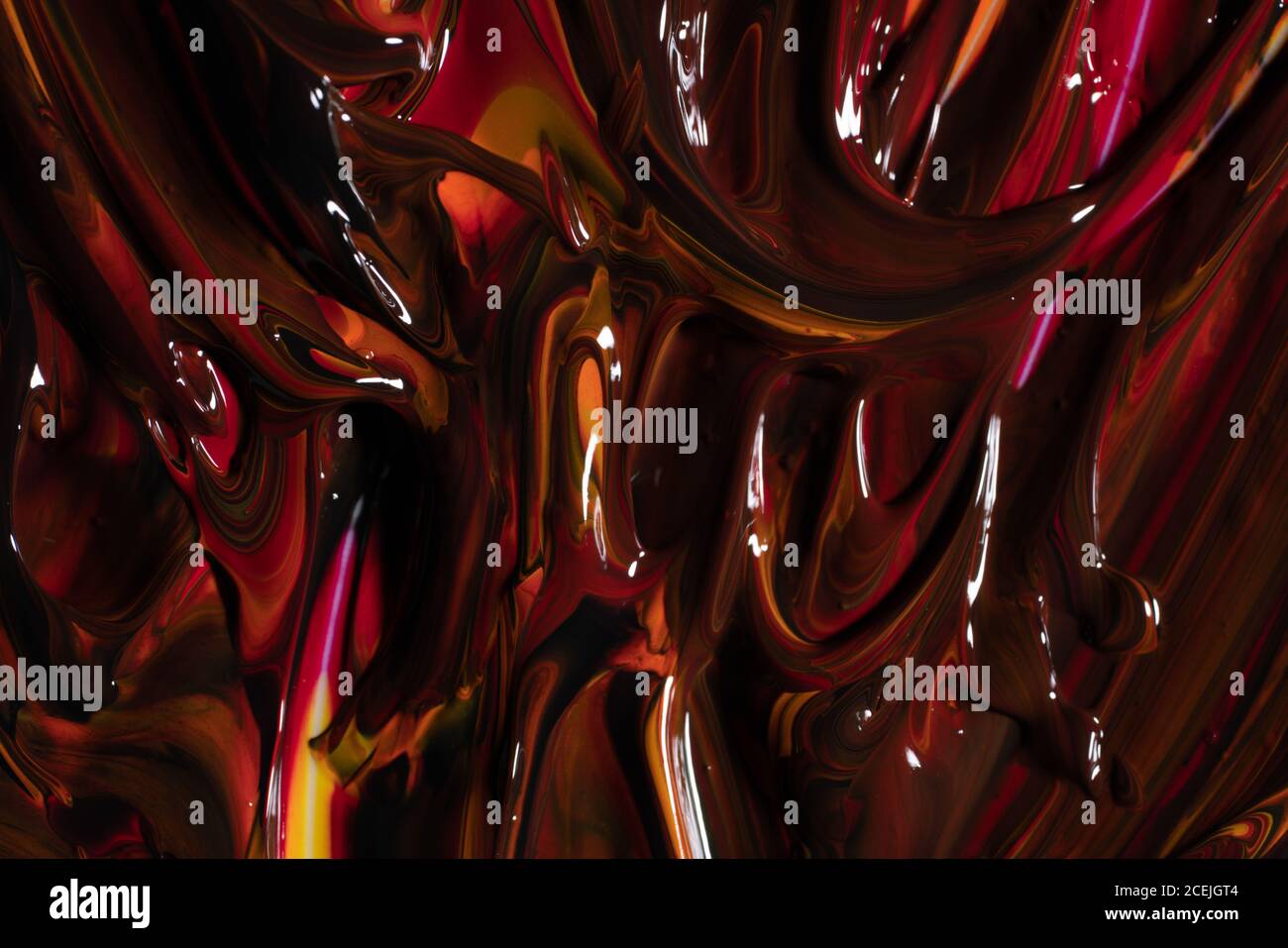 Mix of thick fresh paint Stock Photo - Alamy
