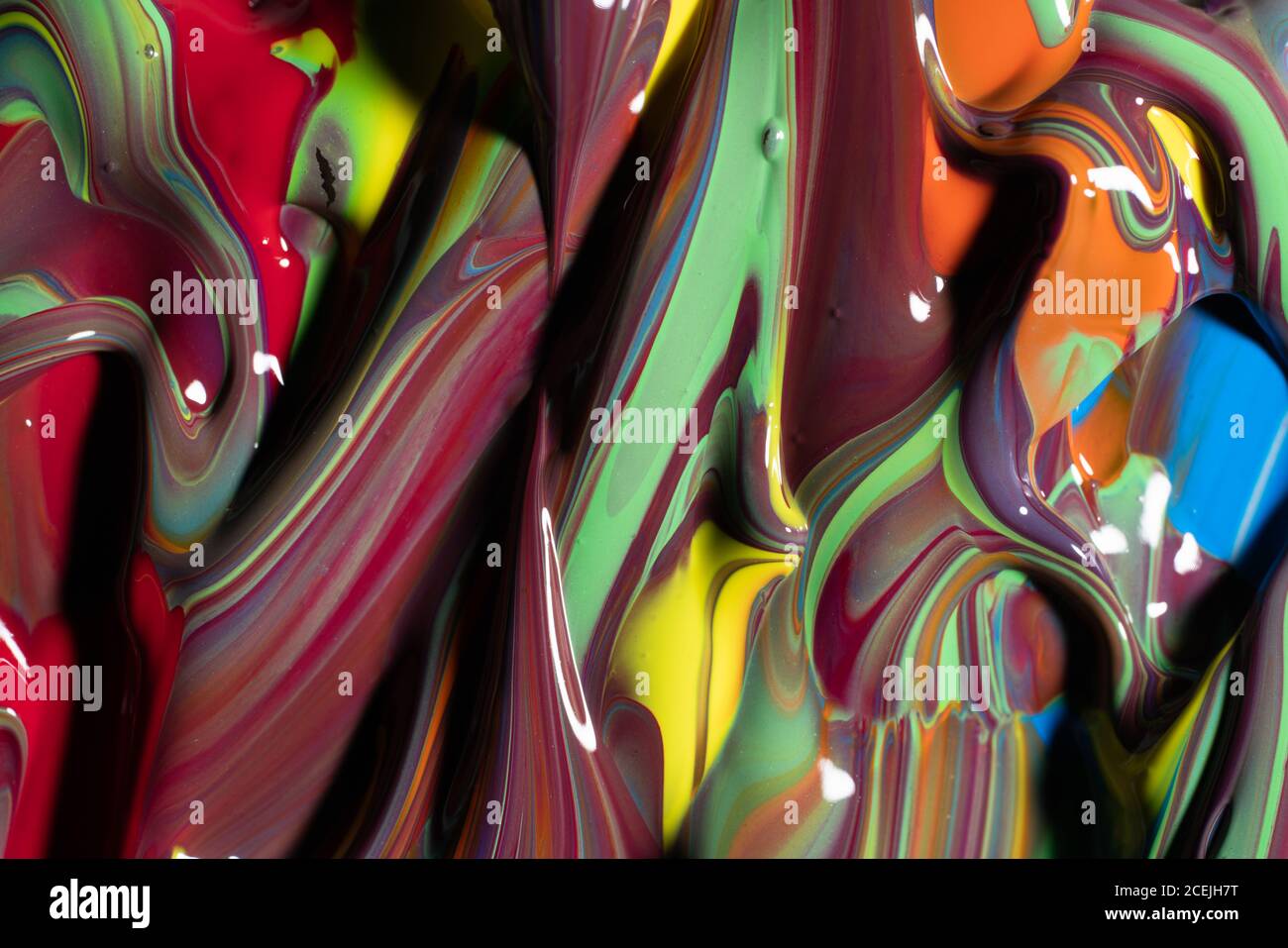 Mixing paint colors hi-res stock photography and images - Alamy