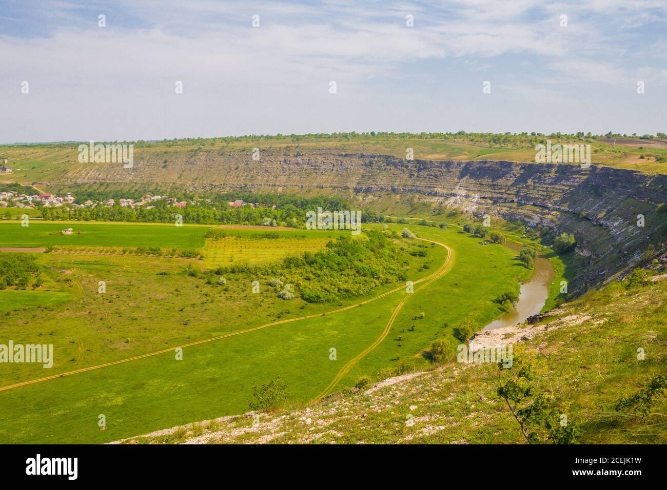 Beautifull view to Old Orhei Vechi famous travel destination in Moldova ...