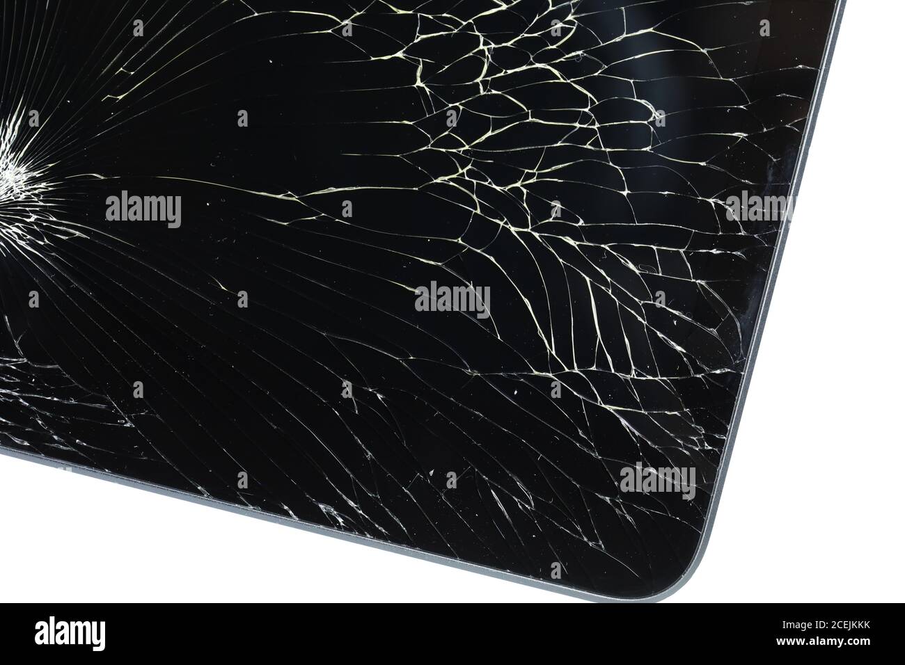 Damaged phone screen Stock Photo - Alamy