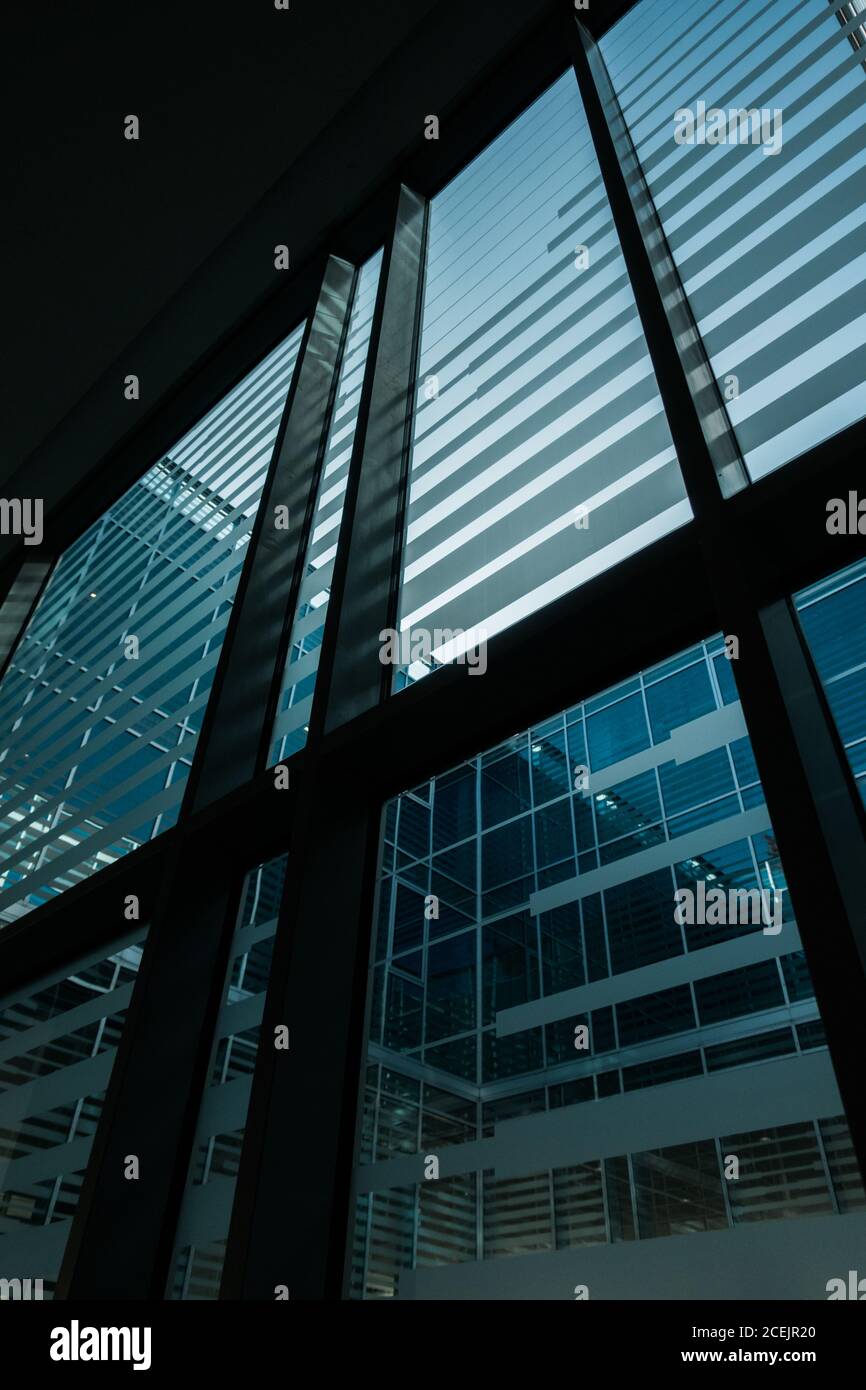 Modern office building stripe hi-res stock photography and images - Alamy