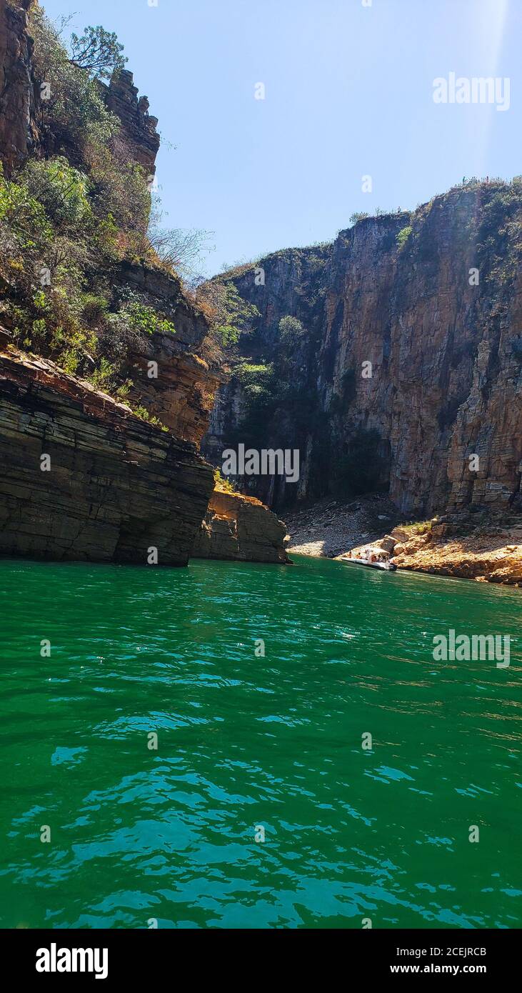 Minas Gerais State, Brazil. Furnas canyons in Capitólio Stock Photo - Alamy