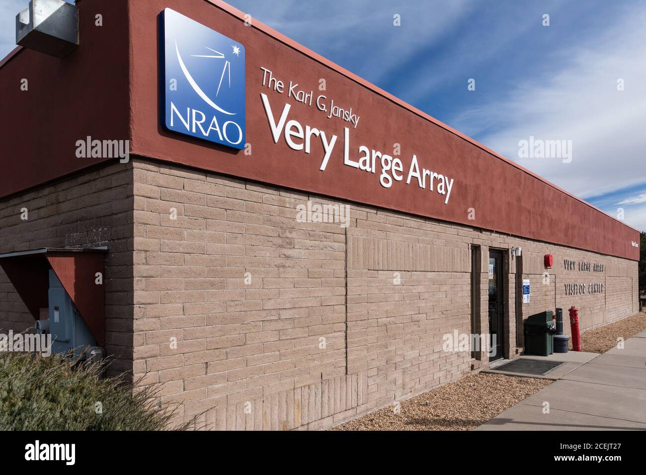 The Visitor Center of the Very Large Array radiotelescope astronomy ...