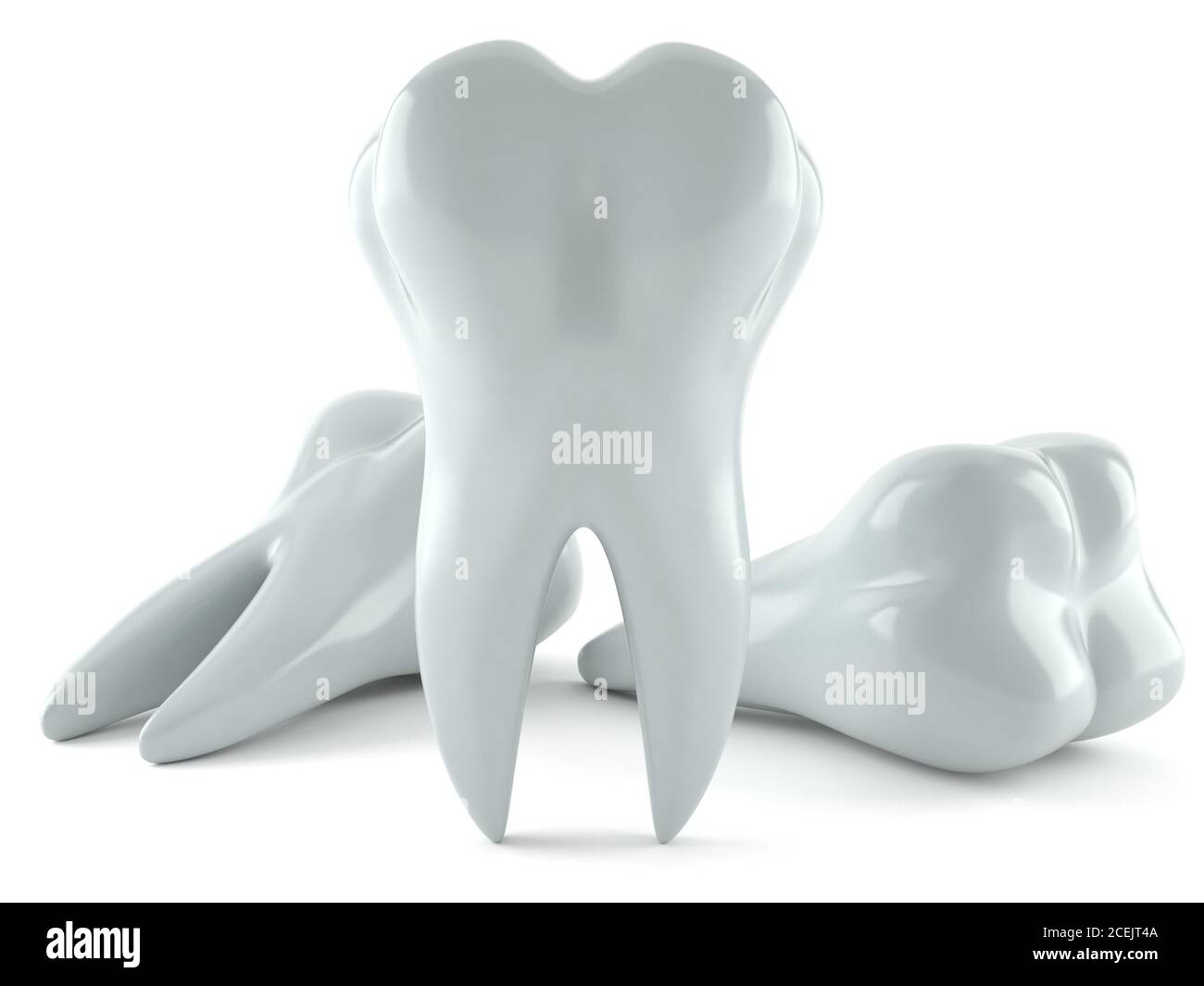 Tooth isolated on white background Stock Photo - Alamy