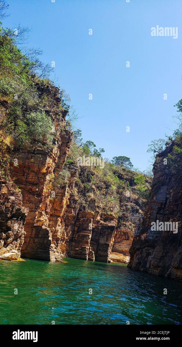 Minas Gerais State, Brazil. Furnas canyons in Capitólio Stock Photo - Alamy