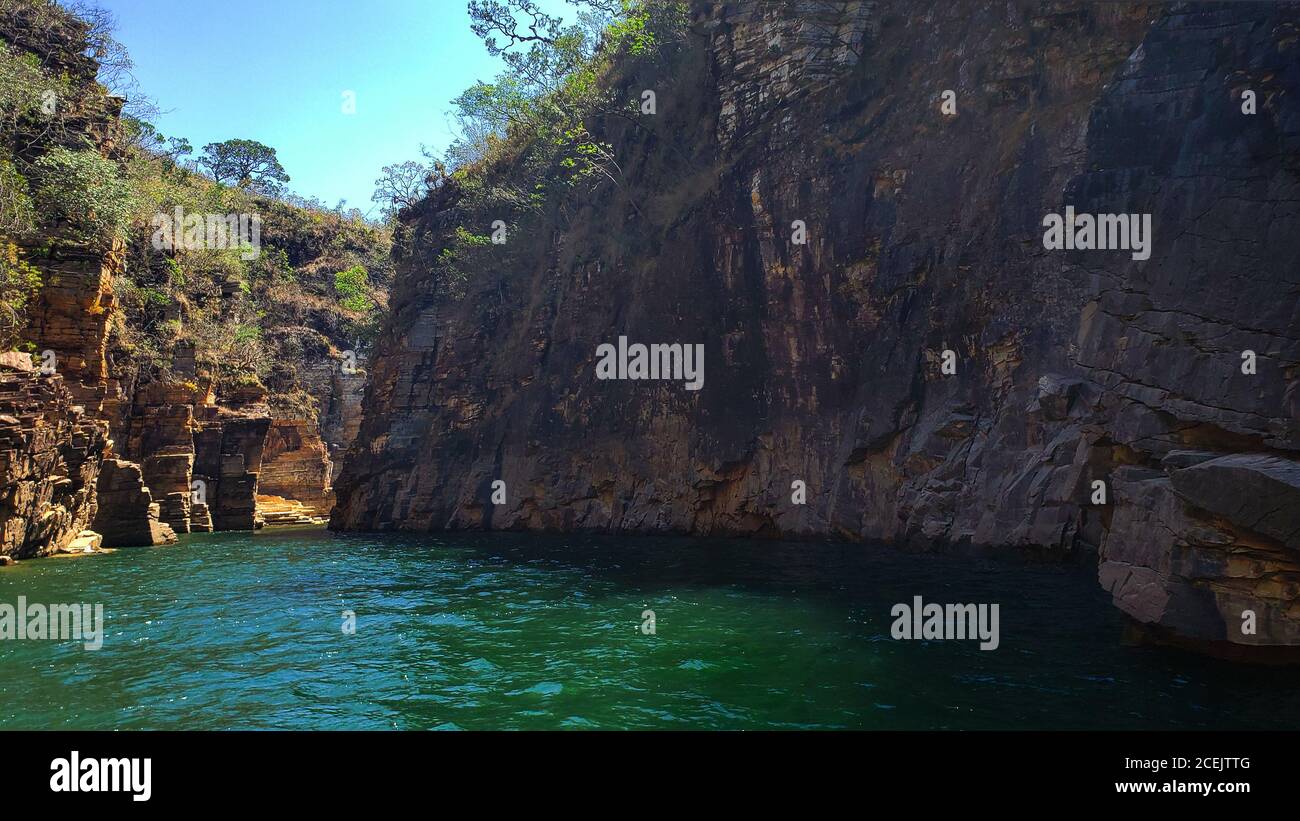 Minas Gerais State, Brazil. Furnas canyons in Capitólio Stock Photo - Alamy