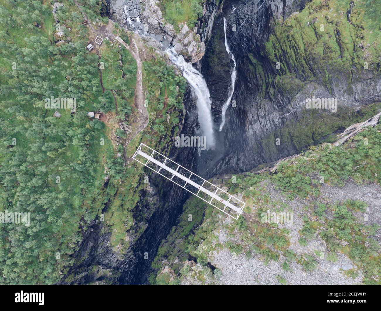 Bridge over ravine hi-res stock photography and images - Alamy