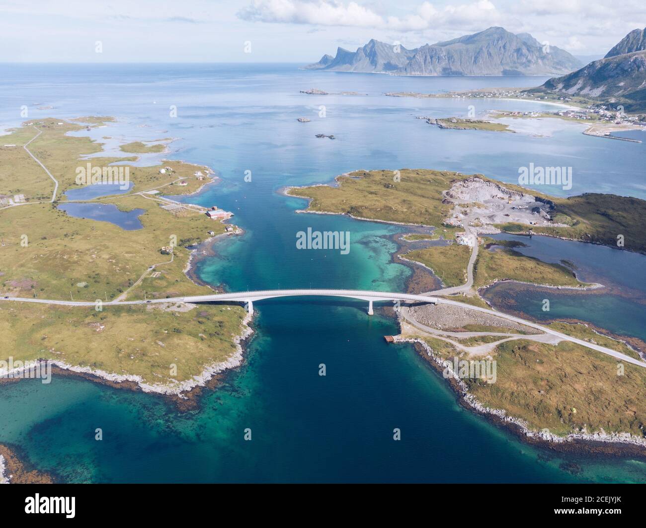 Amazing bridge on lofoten islands hi-res stock photography and images ...