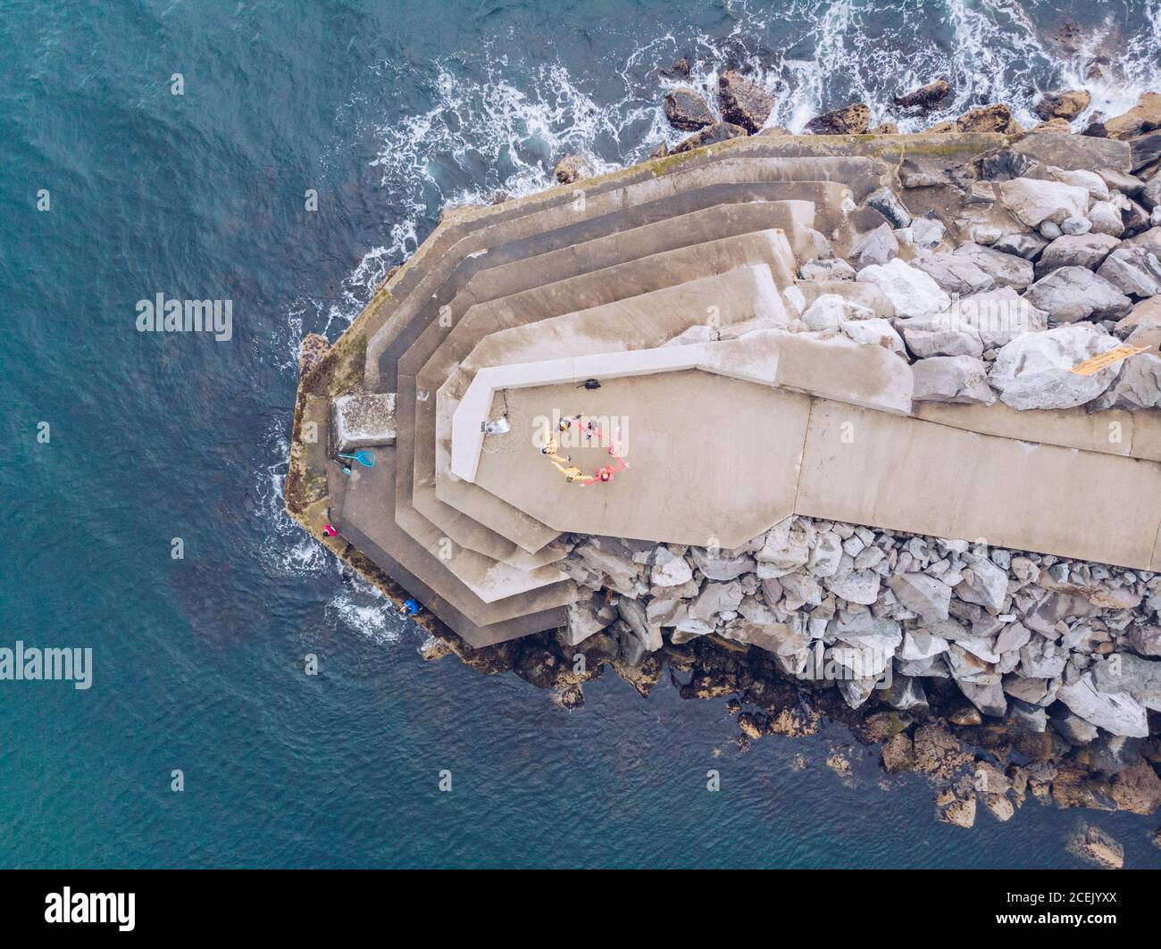 Forming people above shape hi-res stock photography and images - Alamy