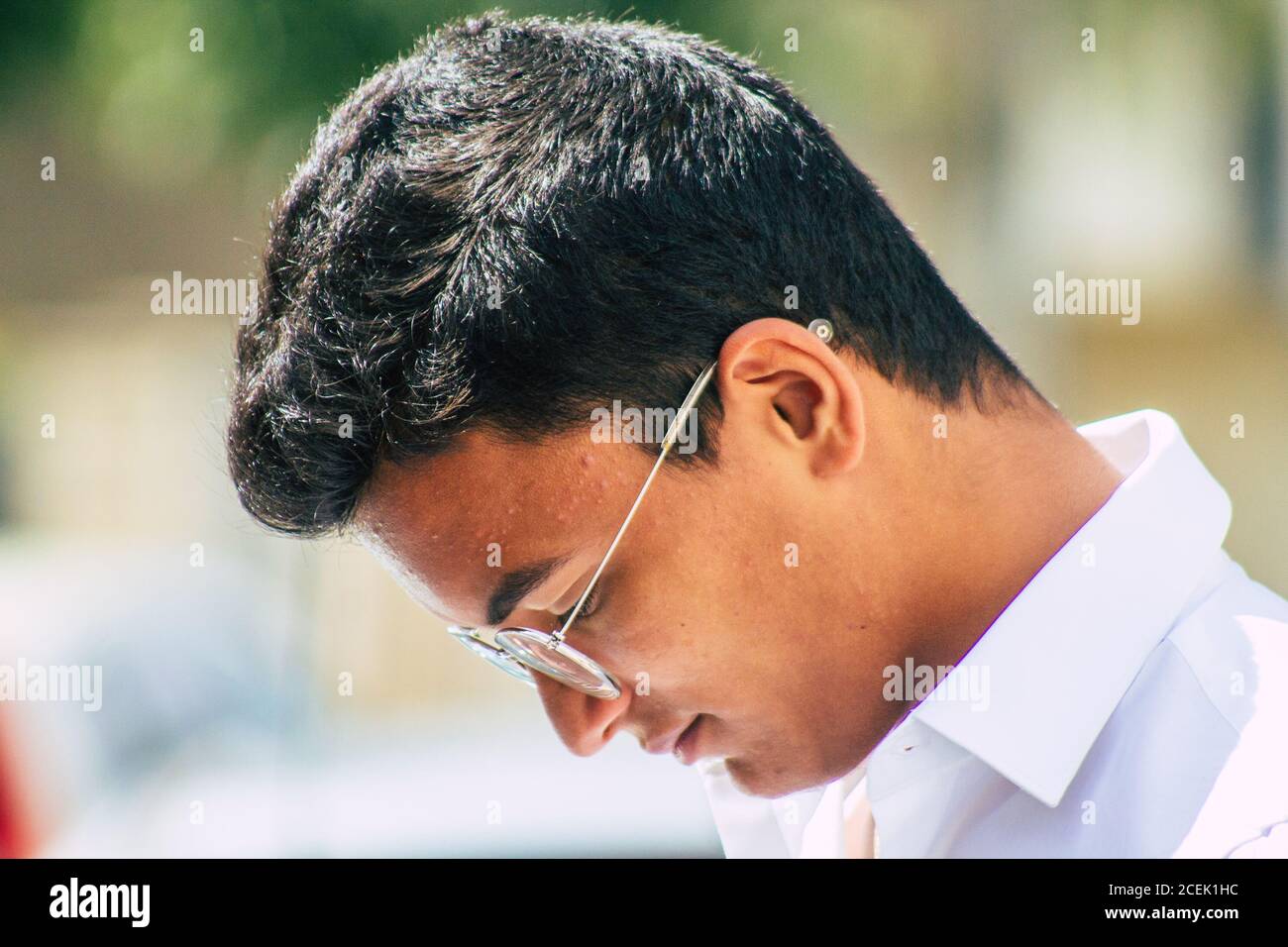Reims France August 29, 2020 View of unidentified kid participating in ...
