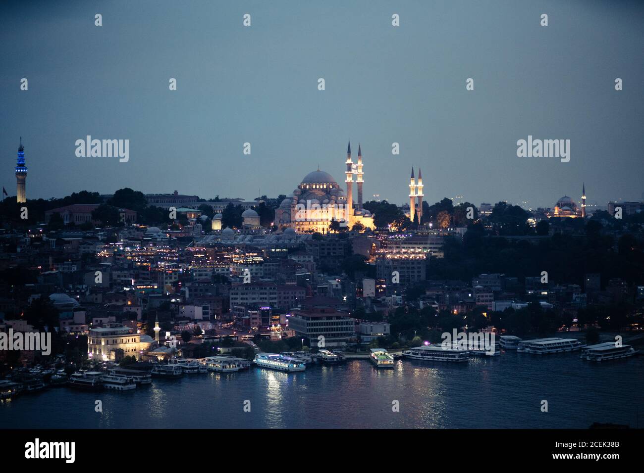 Amazing drone view of various apartment buildings located on streets of ...