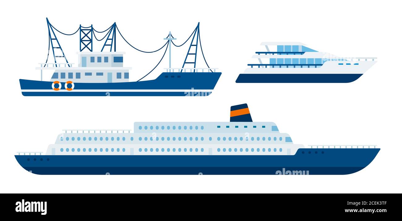 Fishing ports Stock Vector Images - Alamy