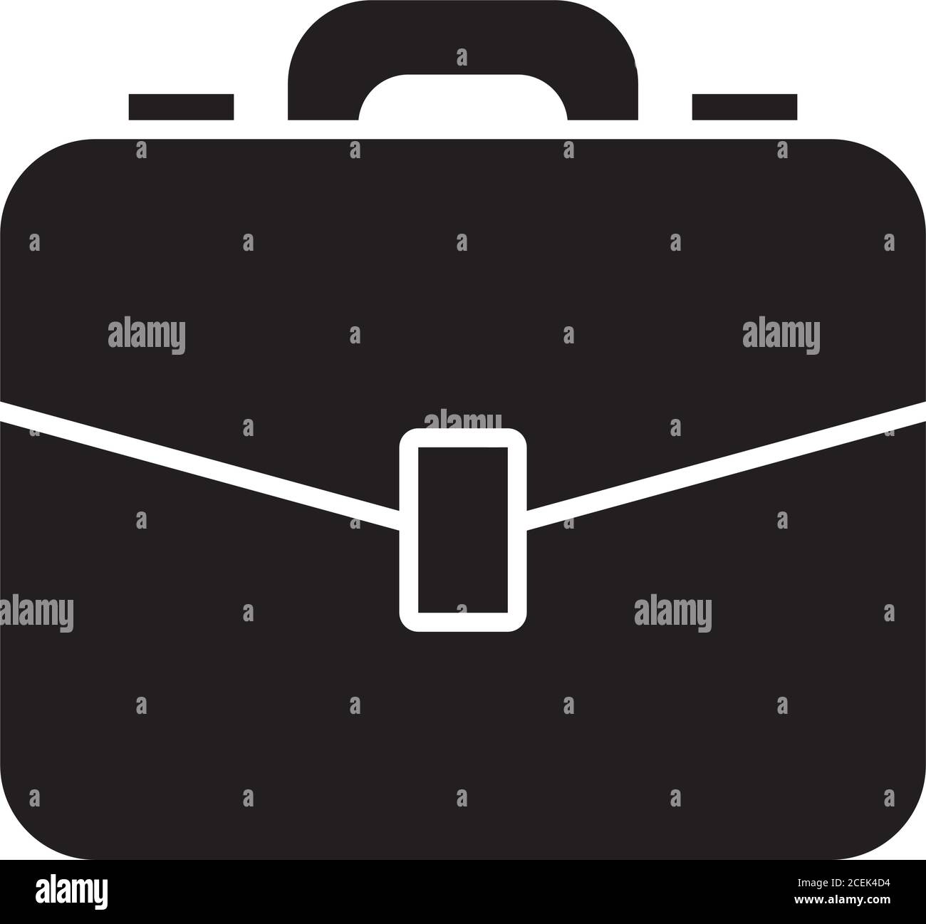 business portfolio icon over white background, silhouette style, vector ...