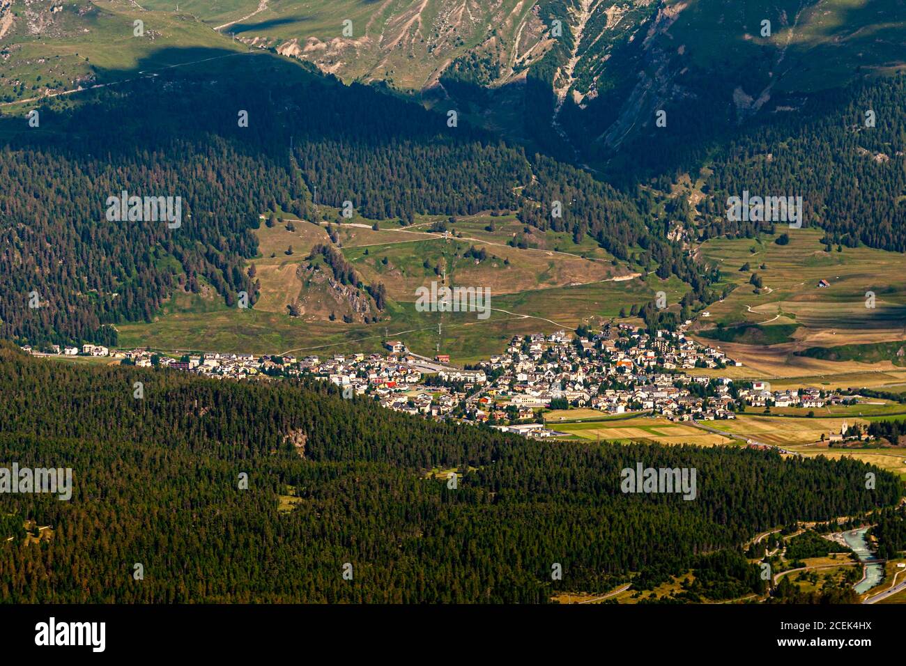 Switzerland grisons cresta hi-res stock photography and images - Alamy