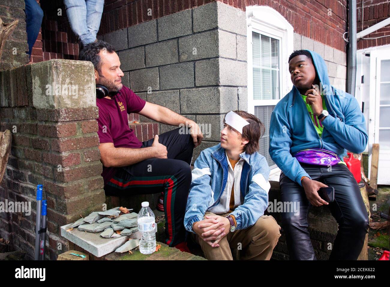 THE BINGE, from left: director Jeremy Garelick, Skyler Gisondo, Dexter ...
